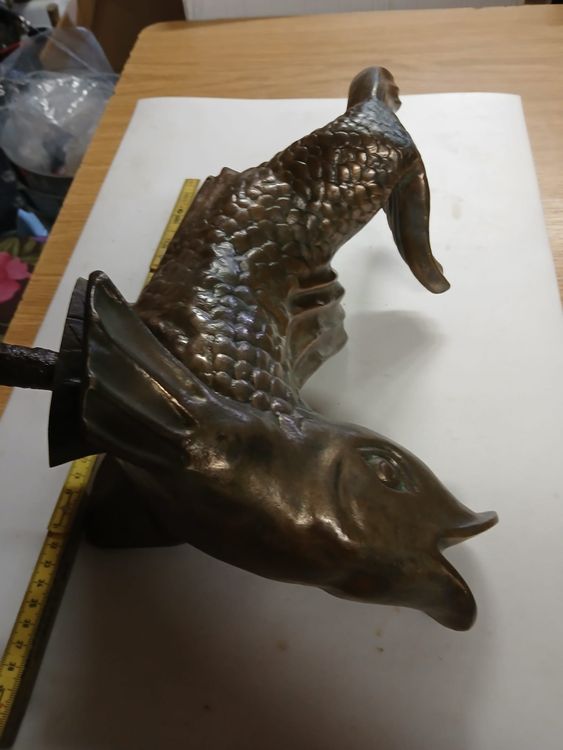 Messing Fisch Springbrunnen 8,5 kg (Gebraucht) in Obfelden für CHF 50 ...