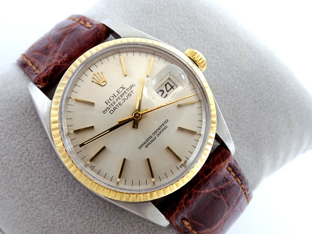 ROLEX DATEJUST 18K/SS 1979 AUTOMATIK REF. 16003 HERREN 36MM (Gebraucht ...