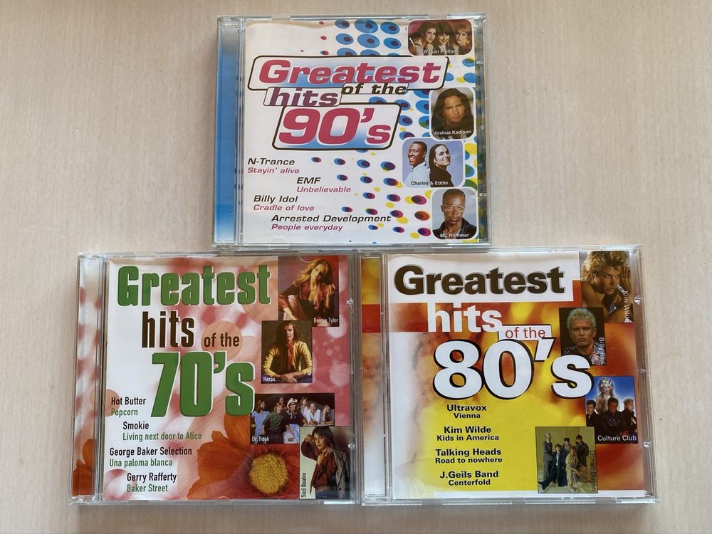 Greatesthits of the 90‘s 80‘s und 70‘s | Kaufen auf Ricardo