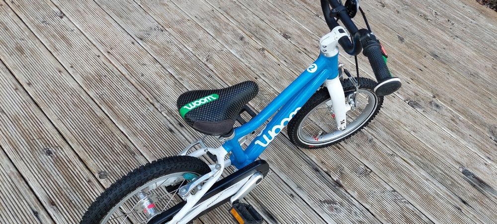 Woom 2 Original Kindervelo blau 14 Zoll | Kaufen auf Ricardo