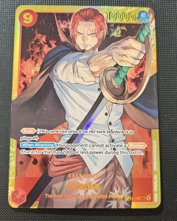 One Piece TCG Shanks (OP01-120) Romance dawn | Kaufen auf Ricardo