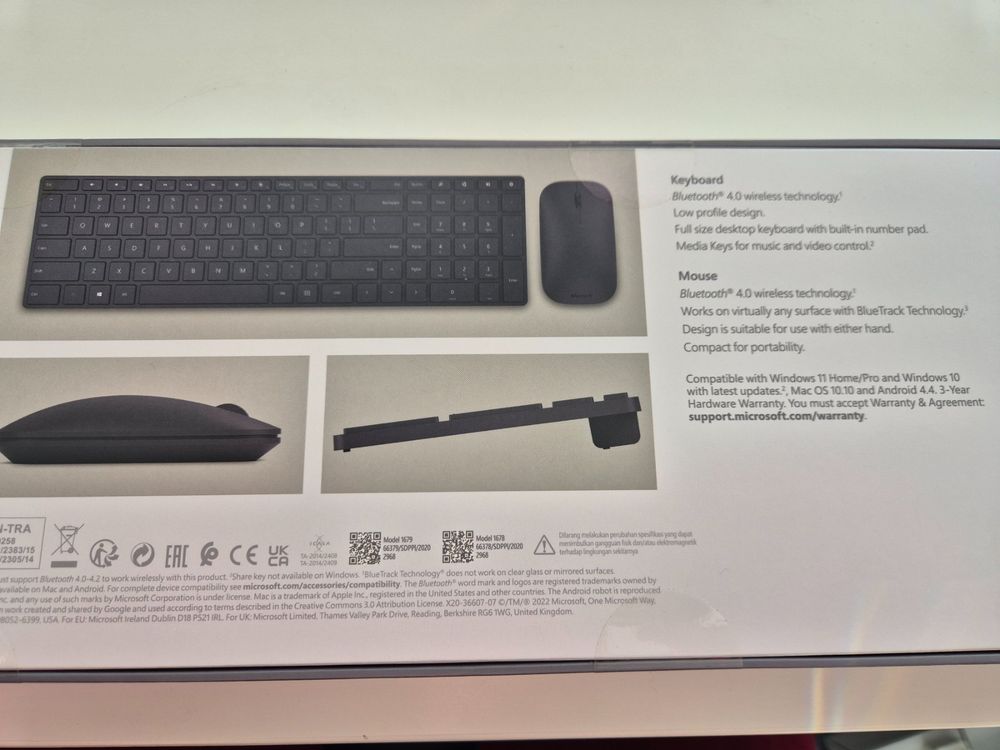 Microsoft Designer Bluetooth Tastatur & Maus – NEU (Neu und ...