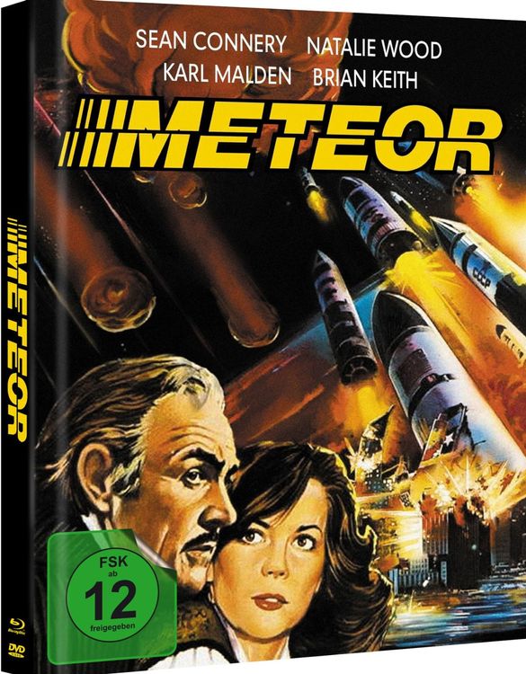 Meteor (1979) Mediabook/Neame/Sean Connery/Wood/Malden/Fonda (Neu ...