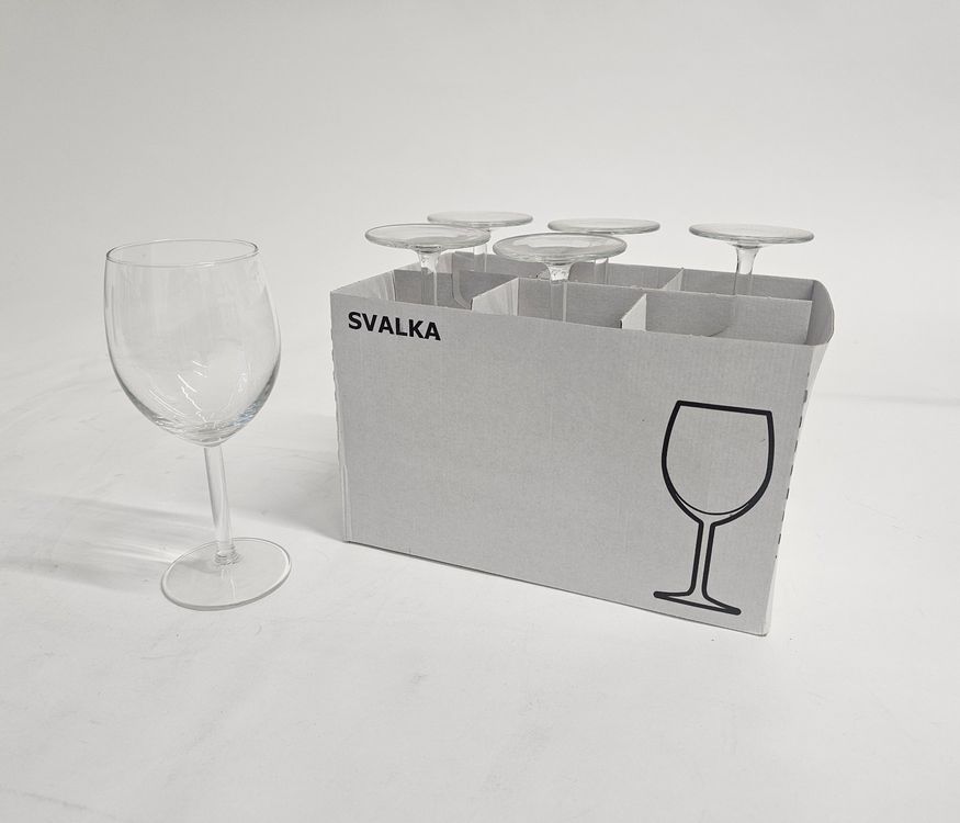 IKEA SVALKA 6x Weingläser und 6x Sektgläser (Neu und originalverpackt ...