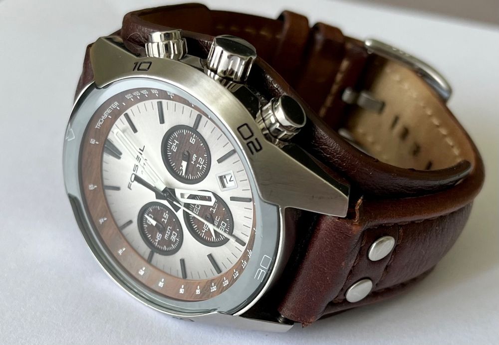 Fossil Coachman Chronograph - neue Batterie (Gebraucht) in Weisslingen für CHF 50 – mit ...