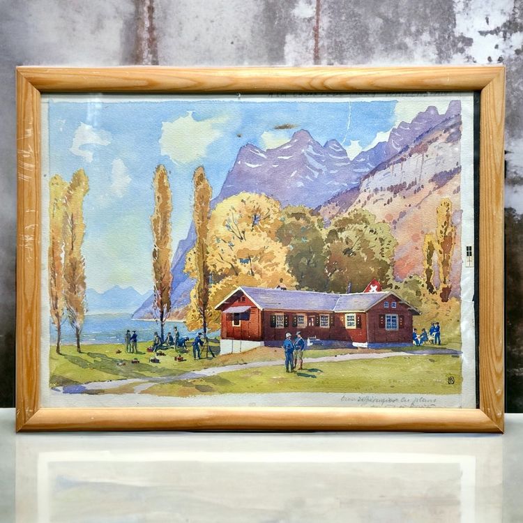 WILLY FRIEDRICH BURGER (1882-1964) Aquarelle sur papier (Gebraucht) in Morges für CHF 220 – mit ...