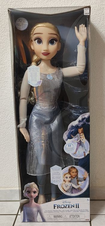 Elsa Frozen ll Puppe 81cm gross!!! NEU!!! (Neu (gemäss Beschreibung ...