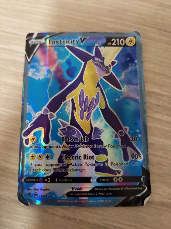 Carte Pokémon Toxtricity V | Kaufen auf Ricardo