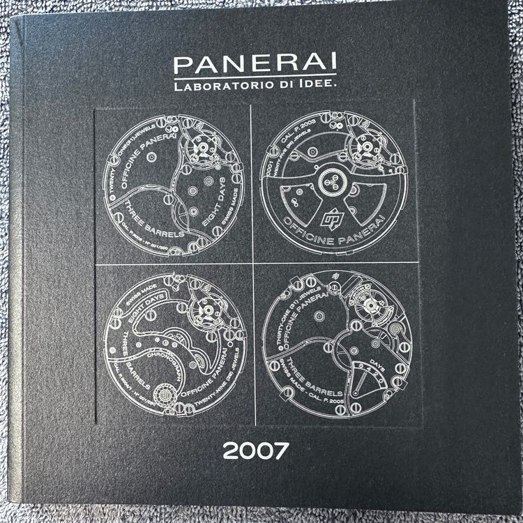 Panerai Laboratorio di Idee 2007, Katalog und Preisliste (Gebraucht) in ...