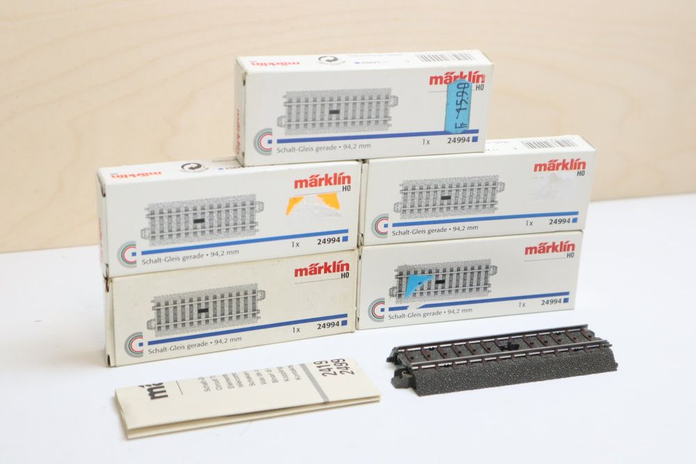 Märklin 5 x Schaltgleis 24994 C-Gleis | Kaufen auf Ricardo