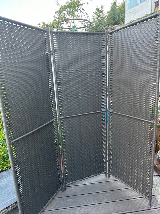 Sichtschutz Paravent Rattan Garten outdoor (D'occasion) à Grenchen pour ...