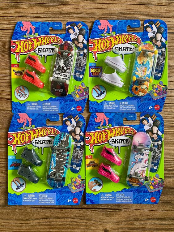 Hot Wheels Skate 4x Tony Hawk Fingerboard (Neu und originalverpackt) in ...