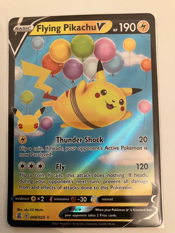 Pokemon Flying Pikachu V 006/025 | Kaufen auf Ricardo