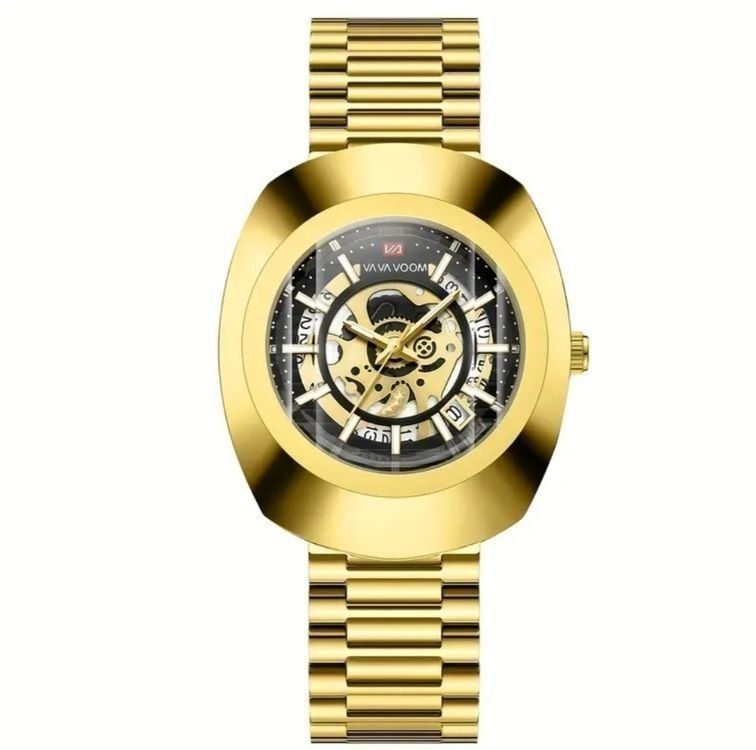 Luxusuhr mit Kalender und Datum, IPX7 wasserdicht,Skelettuhr (Neu und ...