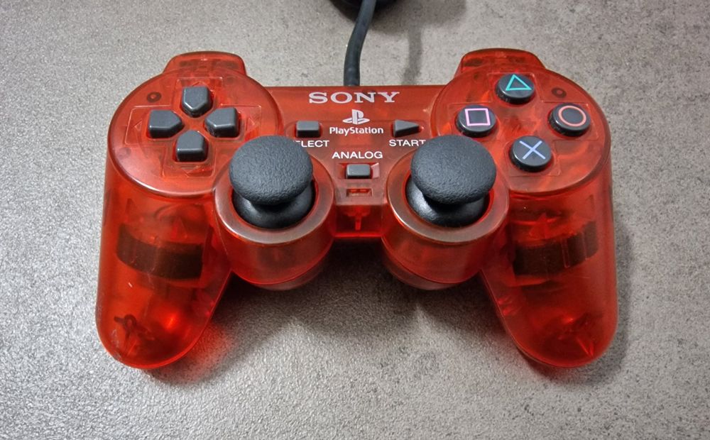 Original PS2 Dualshock 2 Controller Rot Transparent | Kaufen auf Ricardo