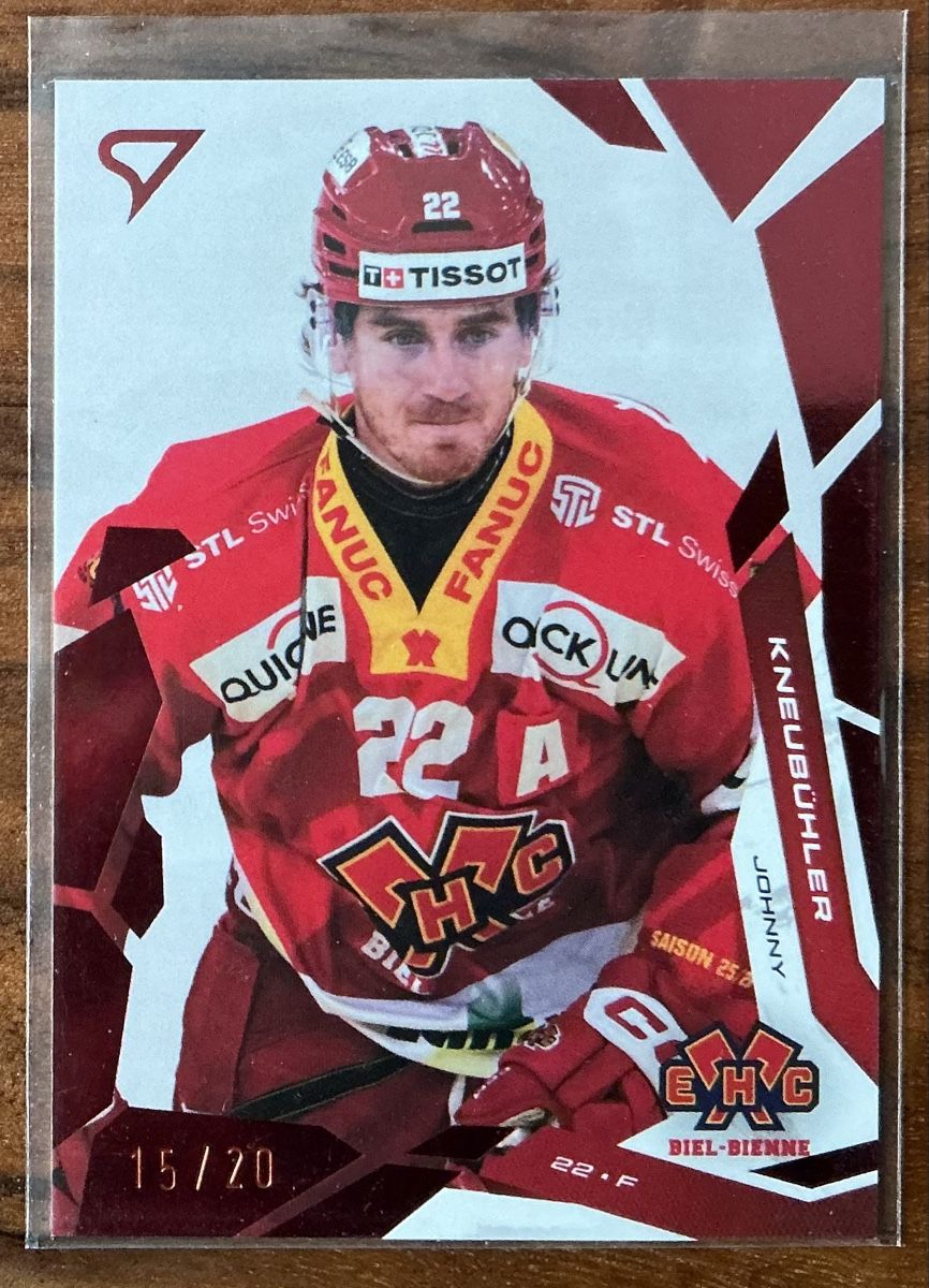 25/26 National League SportZoo, Base (red) Kneubühler 15/20 (Neu ...