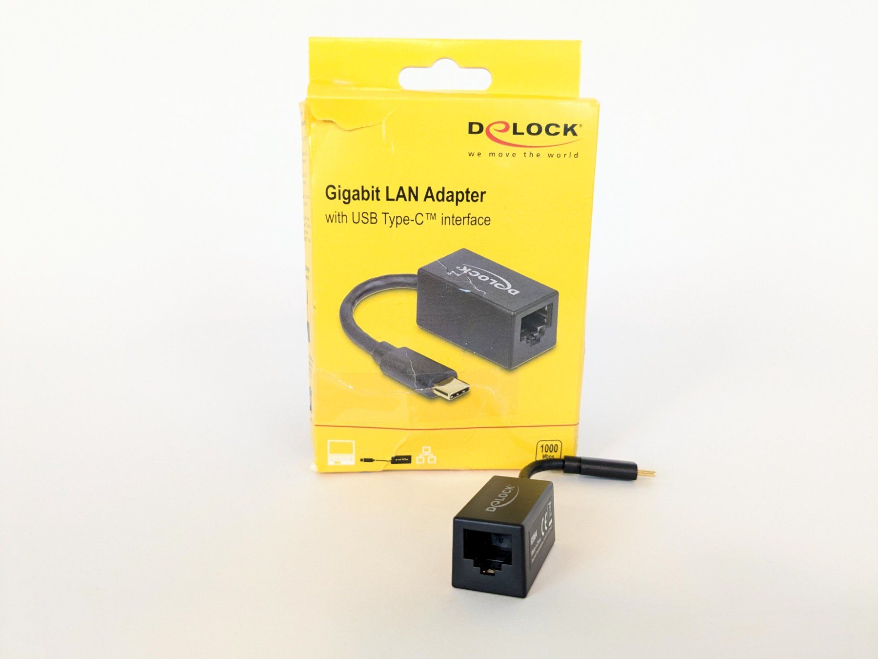 DELOCK Gigabit LAN Adapter mit USB Type-C (Neu (gemäss Beschreibung ...