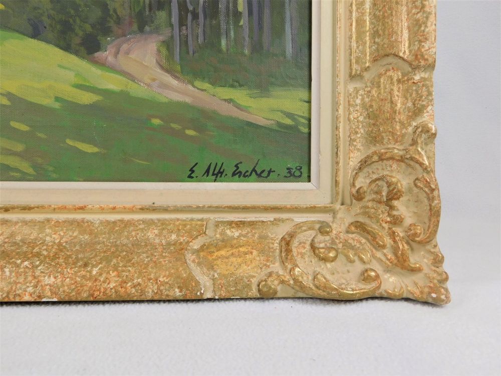Landschaftsbild mit Rahmen "Ernst Alfred Escher" (Gebraucht) in Bülach ...