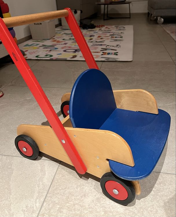 Haba Lauflernwagen mit feststellbaren Rädern Holz (Gebraucht) in Buchs ...