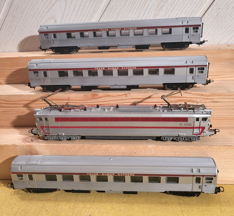 JOUEF - SNCF - TRANS EUROP EXPRESS mit Lok CC 40101 & 3 Wage (Gebraucht ...
