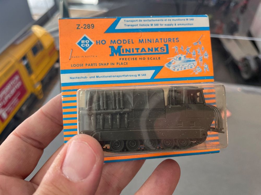 Roco Minitanks H0 1:87 z-289 M548 Tank | Kaufen auf Ricardo