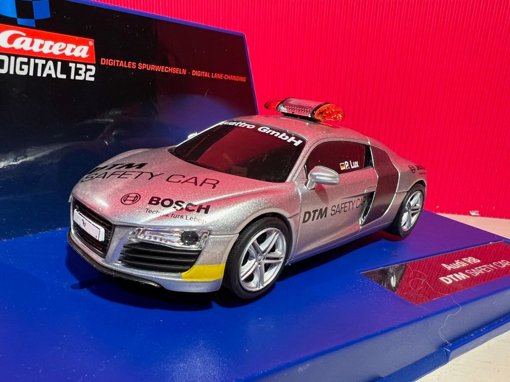 Audi R8 – Silber «DTM SAFETY CAR»- Carrera DIGITAL 132 NEU (Neu und ...