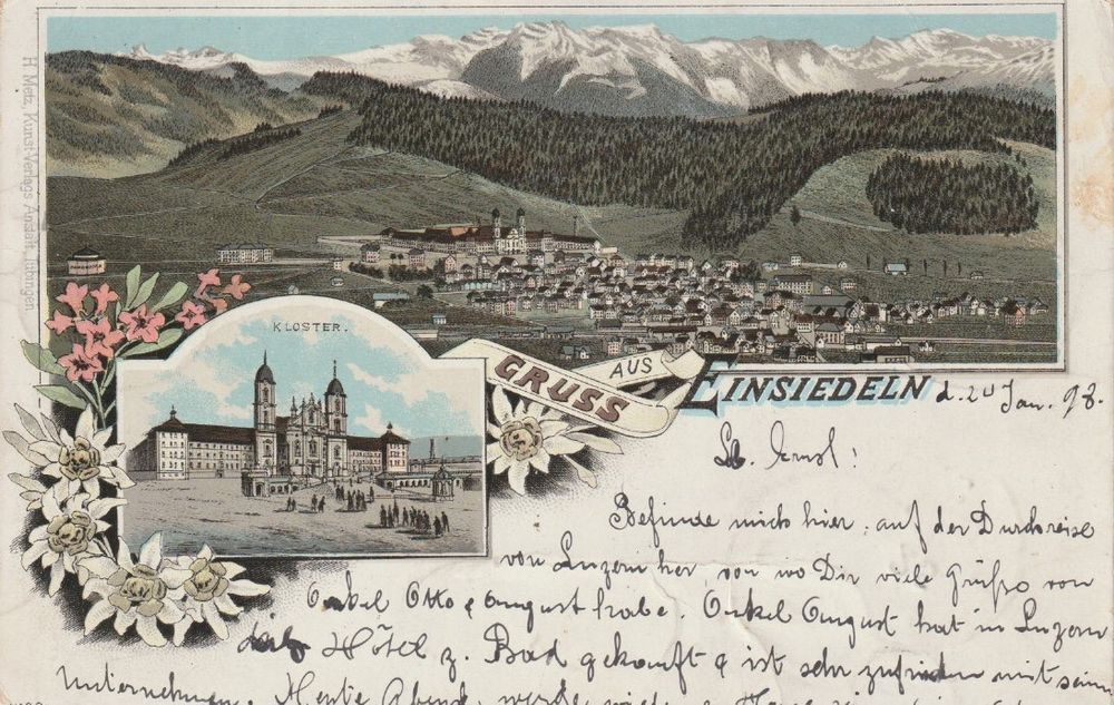 SZ 446 Gruss aus Einsiedeln, 1898 | Kaufen auf Ricardo