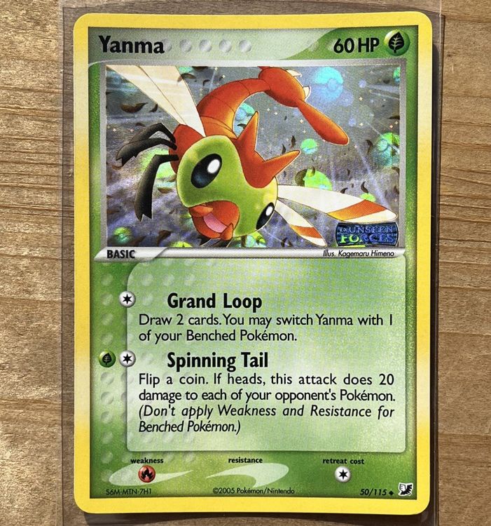 Yanma Ex Unseen Forces 50/115 Reverse Holo (Gebraucht) in Dornach für ...