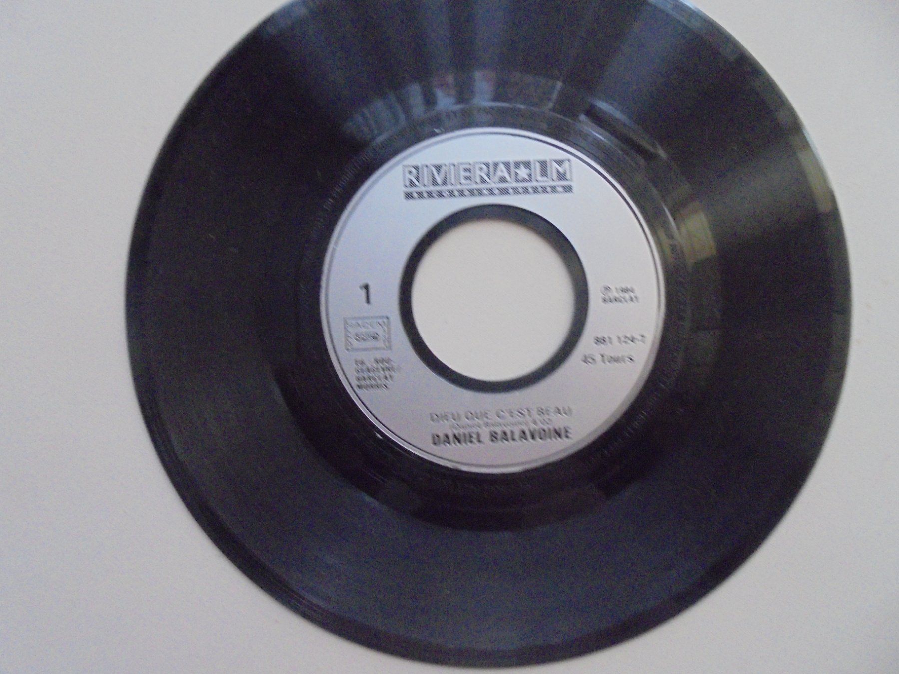 Daniel Balavoine " Dieu que c'est beau " France 1984 VG+ /EX (D ...