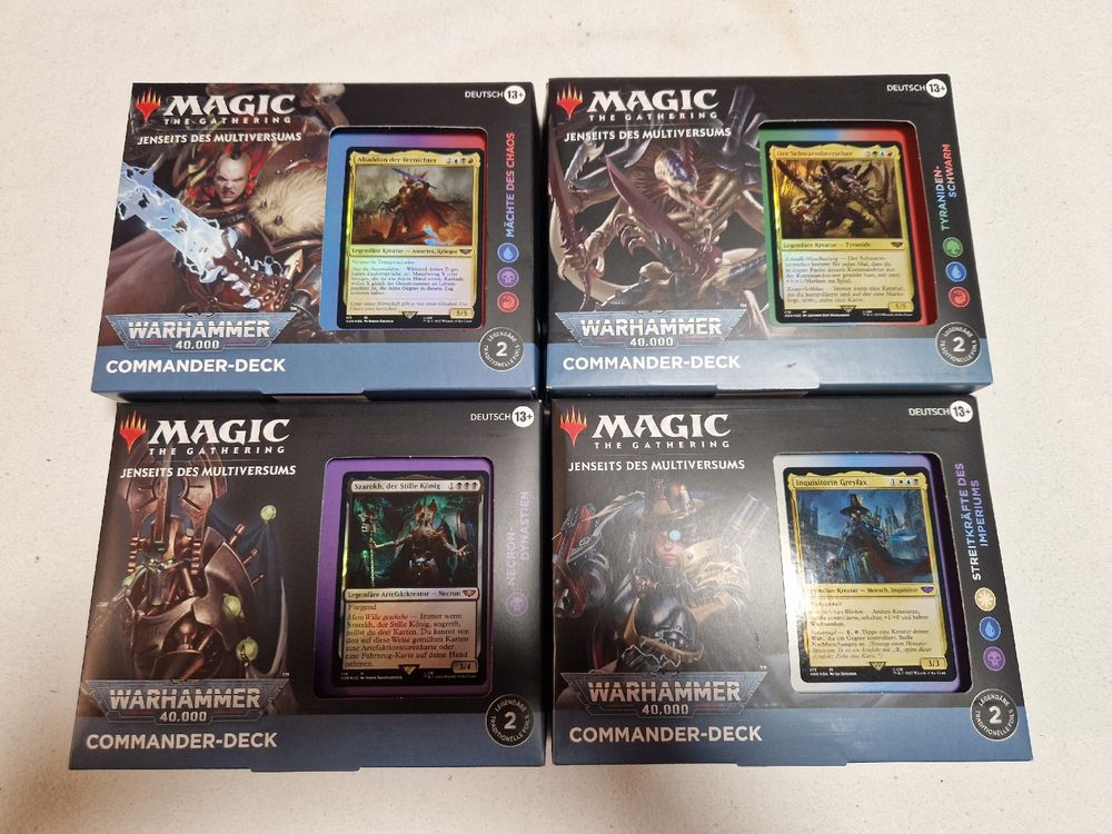 MTG Warhammer 40000 Commander Decks - OVP (Neu und originalverpackt) in ...