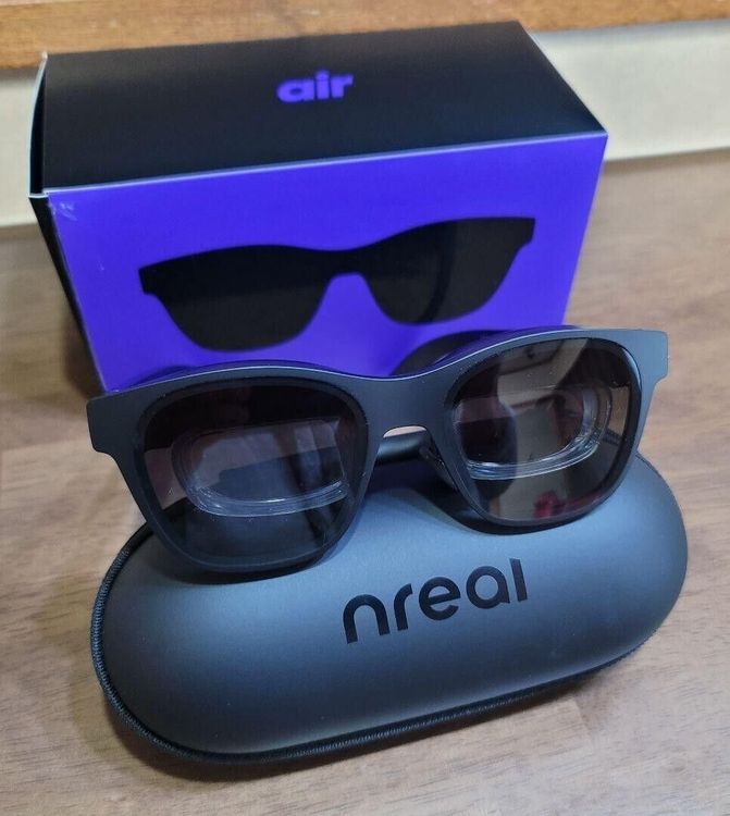 Nreal Air schwarz AR VR NRー7100RGL TypeC 2023 NEU mit Adapt | Kaufen auf Ricardo