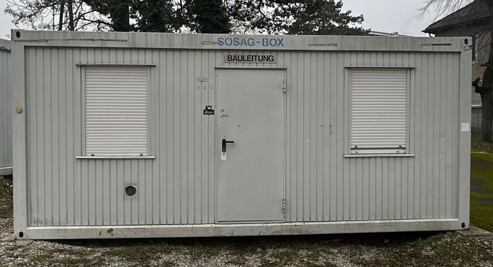 Container de chantier SOSAG – Bureau / Stockage CHF 1.– (Gebraucht) in ...