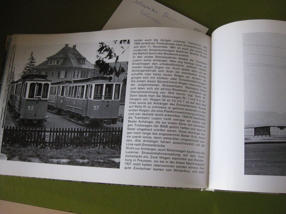 Buch: Schweizer Strassenbahnen damals (Gebraucht) in Malters für CHF 15 – mit Lieferung auf ...