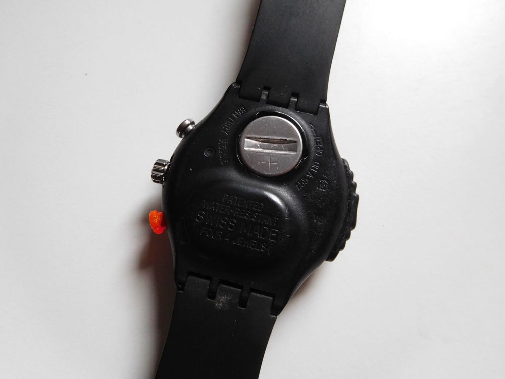 Swatch Uhr 1999 FIREWALL SOB402 Alarm Chrono Ø38mm Datum (Gebraucht) in ...