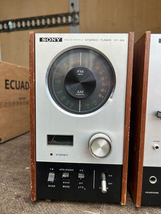 SONY Vintage-Audiogeräte ST-88 & TA-88 70er Jahre Design (Gebraucht) in ...