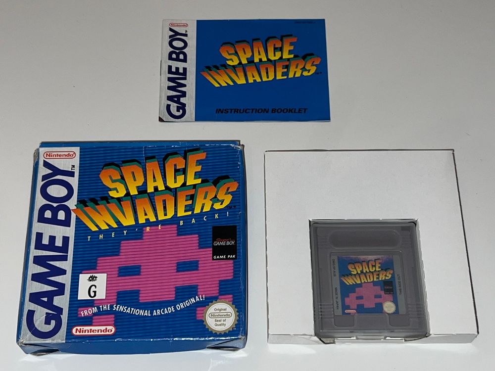 Nintendo Game Boy Classic (GB) Spiel - Space Invaders (OVP) (Gebraucht ...
