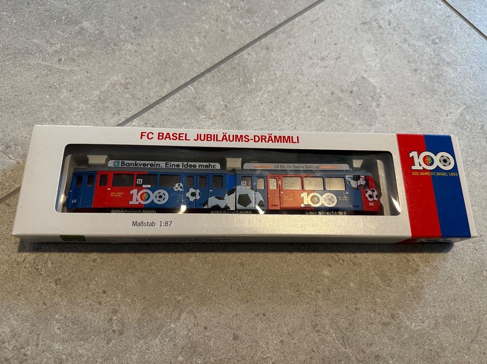 FCB Tram / FC Basel Jubiläums-Drämmli 100 Jahre FCB (Neu und ...