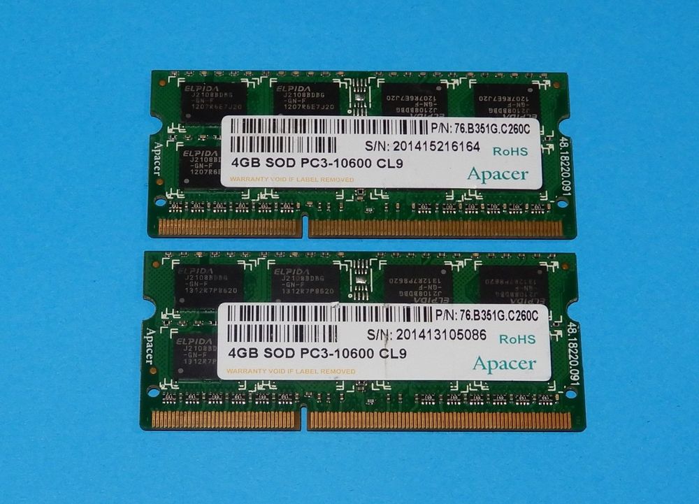 Apacer 8 GB DDR3 Memory für Laptop | Kaufen auf Ricardo