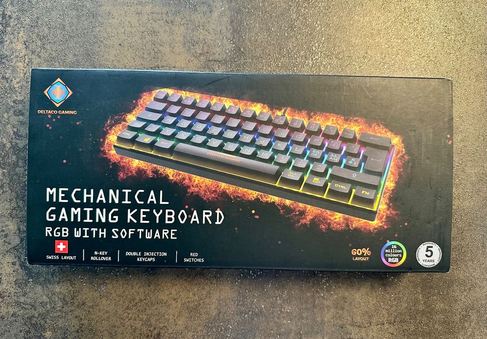 Mechanical Gaming Keyboard DELTACO GAMING 60% RGB mit Softw. | Kaufen ...