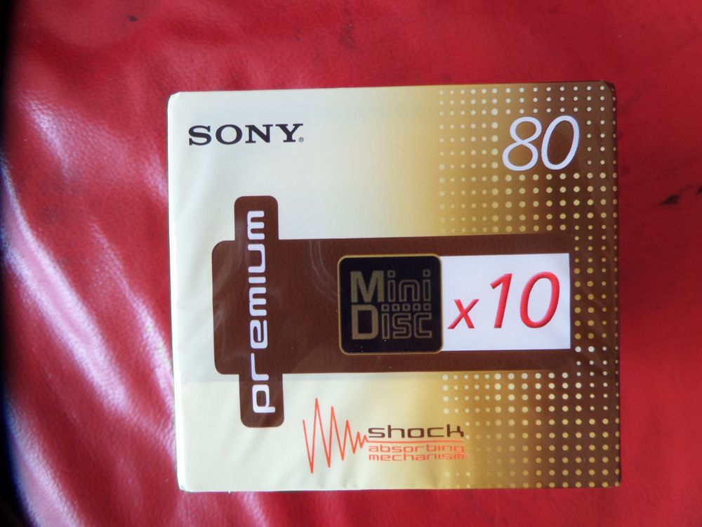 10 Sony Mini Disc Premium 80 Minuten Originalverpackt Neu! | Kaufen auf ...