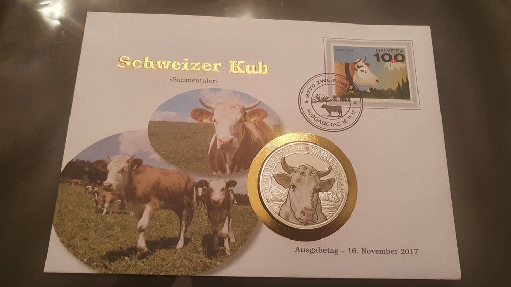 2017 Numisbrief Schweizer Kuh | Kaufen auf Ricardo