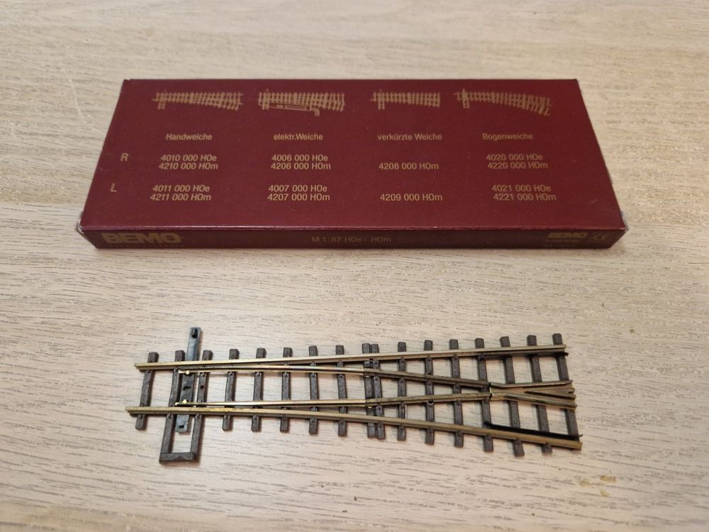 Bemo 4211 000 weiche rechts H0m (3) | Kaufen auf Ricardo