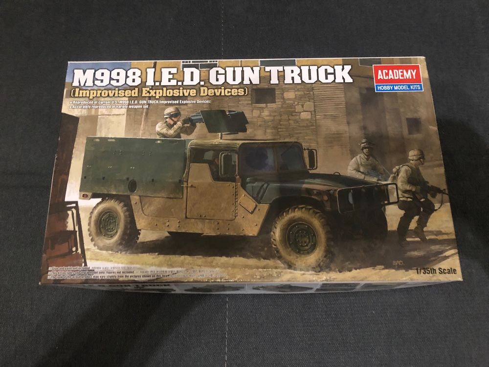 Academy M998 Gun Truck Modellbausatz in 1:35 (Neu und originalverpackt ...
