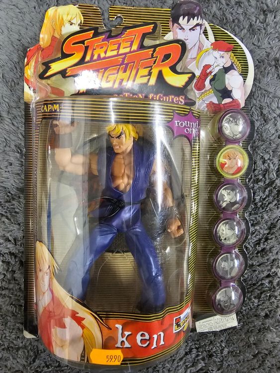 Street Fighter Ken Figure Brand New 1999 - Resaurus (Neu und ...