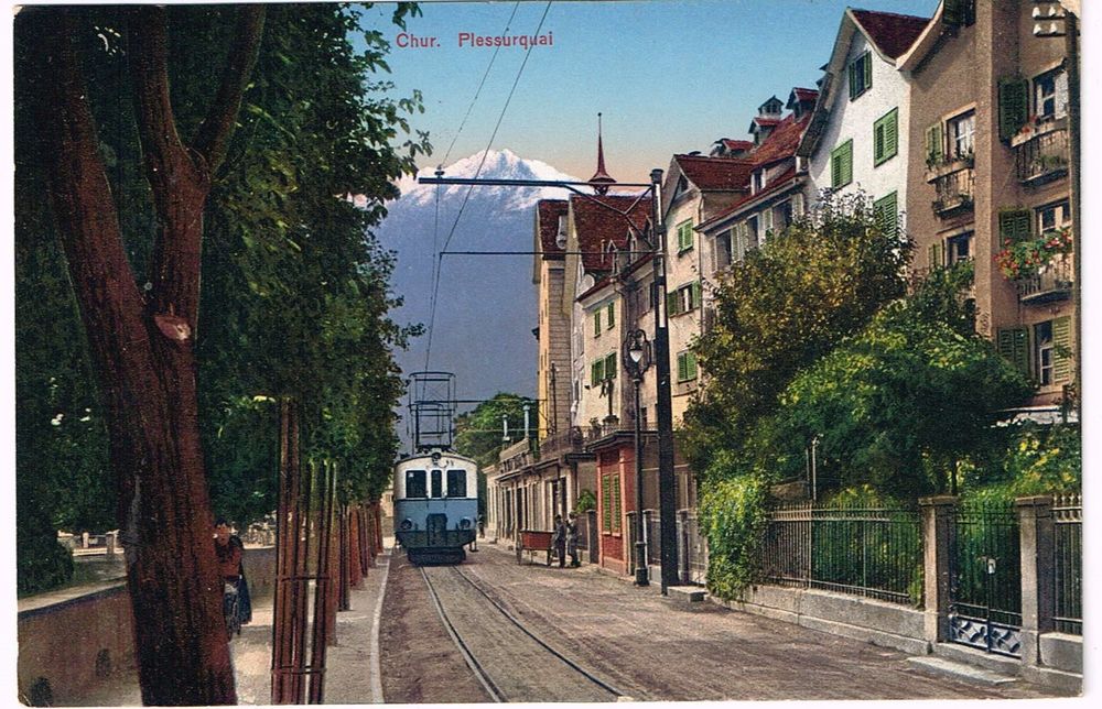 CHUR GR 1919 mit Eisenbahn | Kaufen auf Ricardo