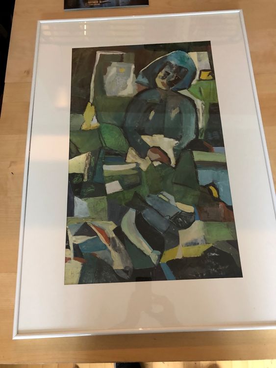 Gemälde; signiert gerahmt und Glas | Kaufen auf Ricardo