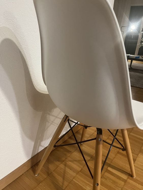 Eames Plastic Chair (5x White) Replica (Gebraucht) in Merlischachen für ...
