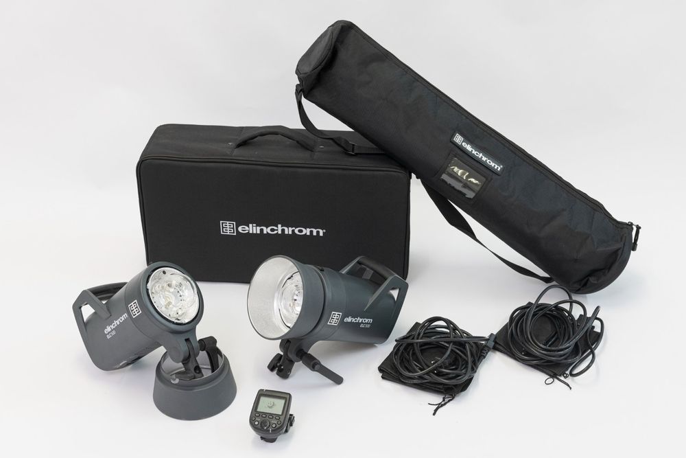 Kit flash studio "Elinchrom ELC 500" + 2 softbox 110 cm (Neu und ...
