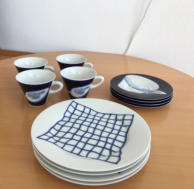 Francis Francis 4er Set Kaffeetassen und Teller | Kaufen auf Ricardo