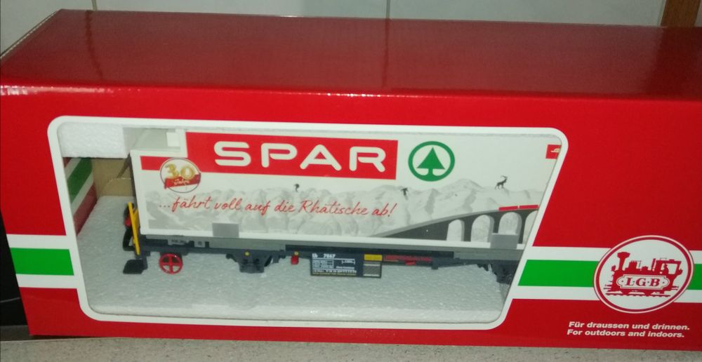 LGB - RhB SPAR CONTAINERWAGEN - NEU OVP - G (Neu und originalverpackt ...